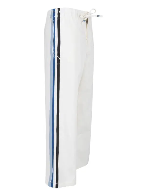 Marni Striped Poplin Sweatpants