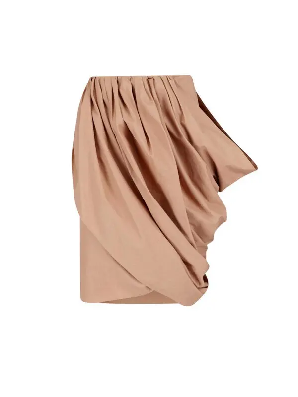 Chloé Wrap Midi Skirt - Pink