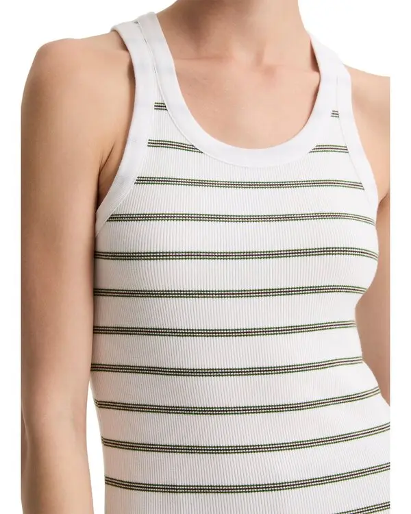 Vince Stripe Scoop Neck Tank Top