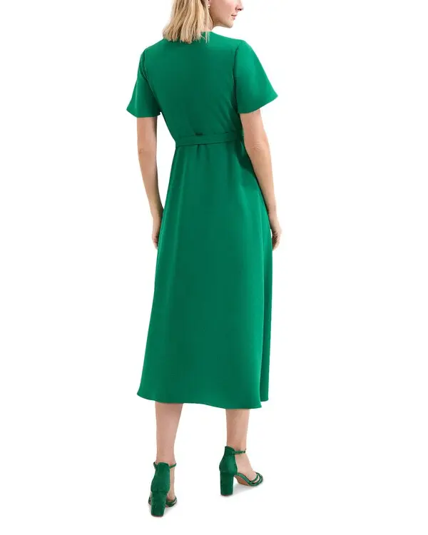 PHASE EIGHT Julissa Emerald Wrap Midi Dress - Green
