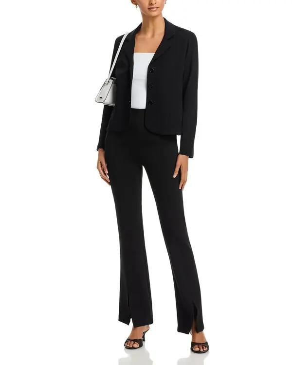 Majestic Filatures French Terry Three Button Blazer - Noir