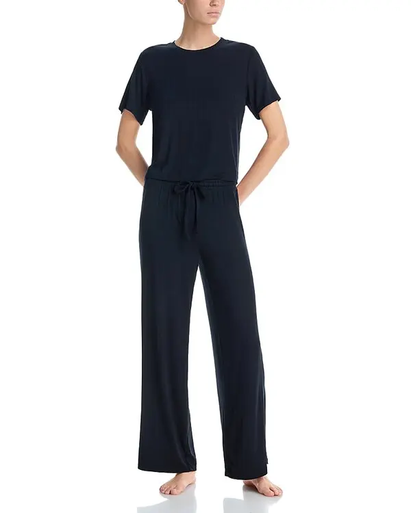 Honeydew Intimates Cloud Tee Pajama Set - Black