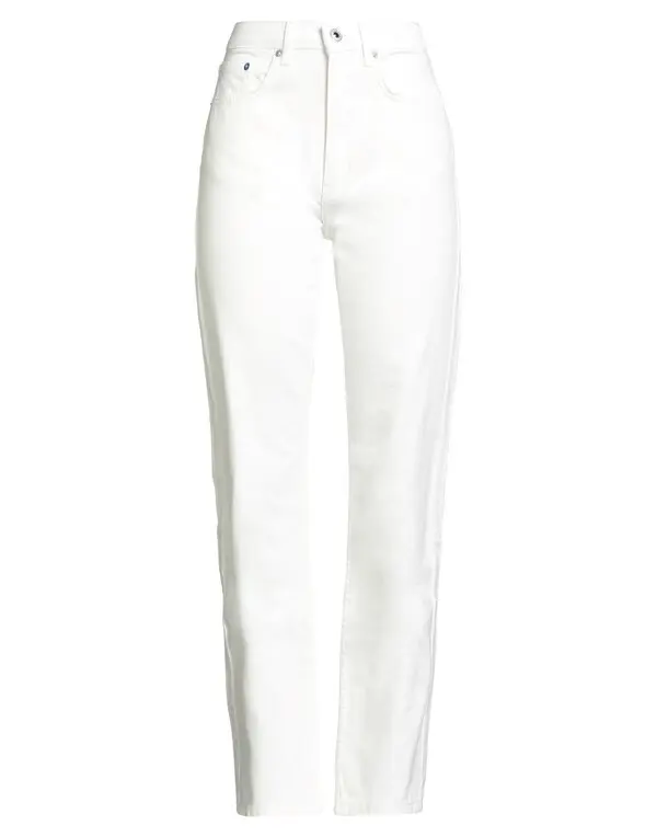 Karl Lagerfeld Straight-leg Organic Cotton Jeans - White