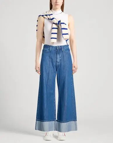 Karl Lagerfeld Wide-leg Jeans With Logo