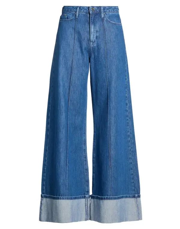 Karl Lagerfeld Wide-leg Jeans With Logo