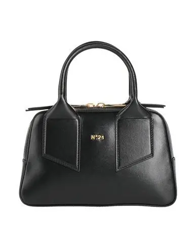 N°21 Leather Bowler Bag - Black