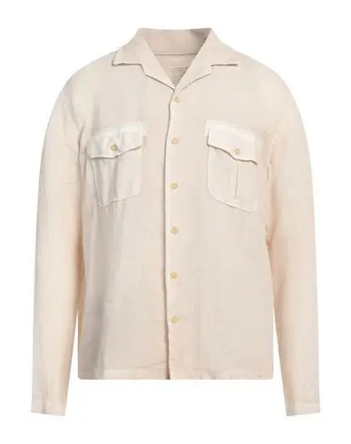 120% Lino Shirt Size Linen - Beige