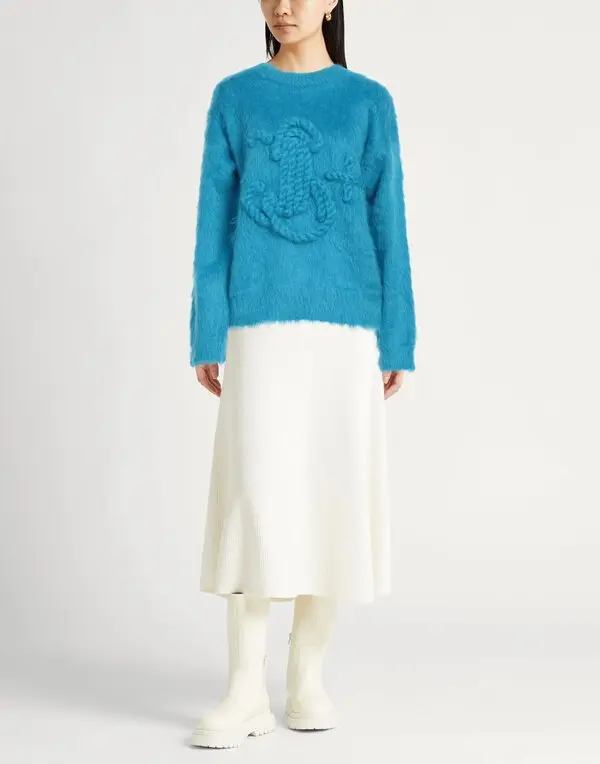 JIL SANDER Mohair Wool Blend Sweater