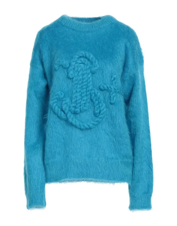 JIL SANDER Sweater In Mohair And Wool - Blue