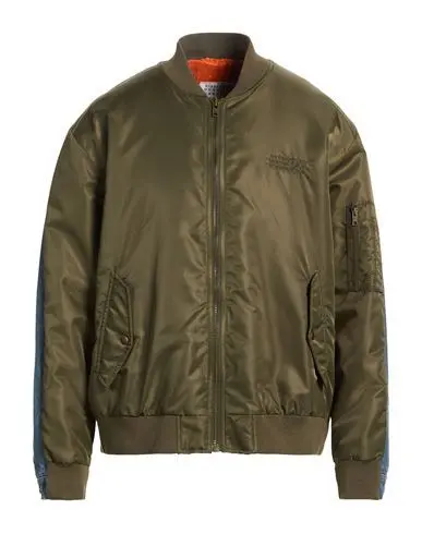 MAISON MARGIELA Jacket Military Size Polyamide, Cotton - Green