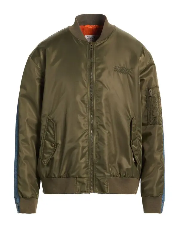 MAISON MARGIELA Military Two-tone Bomber Jacket