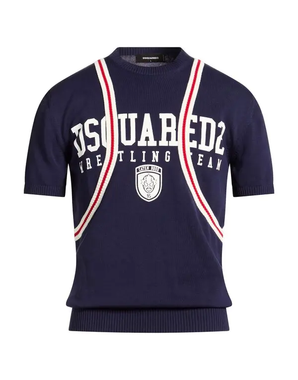 Dsquared2 Sweater With Logo And Contrasting Trim