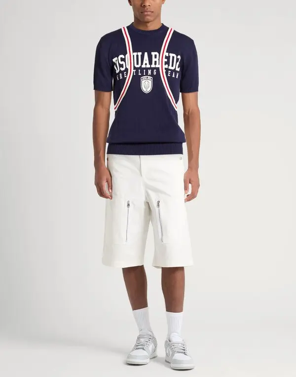 Dsquared2 Sweater With Logo And Contrasting Trim