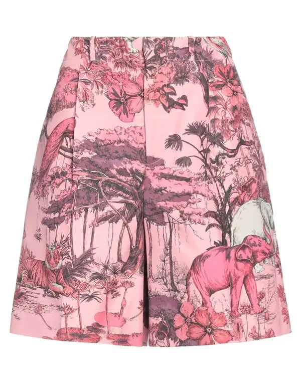 Dior Printed Cotton And Silk Shorts