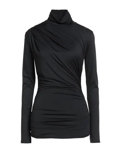 ANIYE BY Long Sleeve Turtleneck With Gathered Detailing - Black