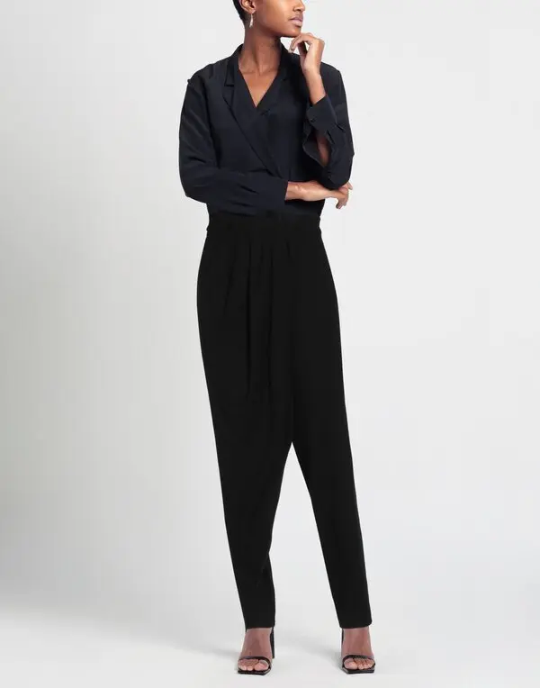 Emporio Armani Virgin Wool Straight Leg Pants