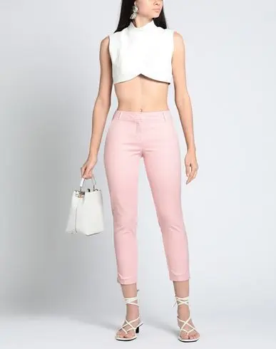 WHITE WISE Skinny Fit Mid-rise Pants