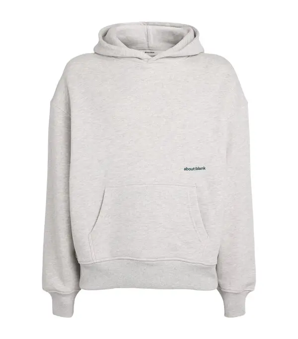 ABOUT:BLANK Cotton Logo Hoodie - Grey