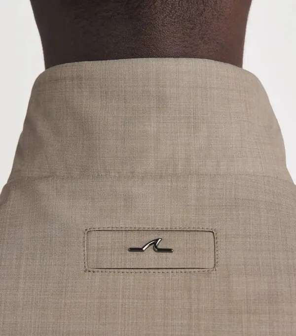Paul & Shark Wool-silk Bomber Jacket - Beige