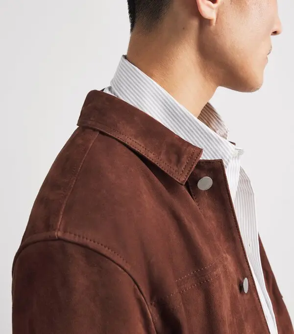 WAX LONDON Suede Robin Chore Jacket