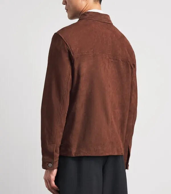 WAX LONDON Suede Robin Chore Jacket
