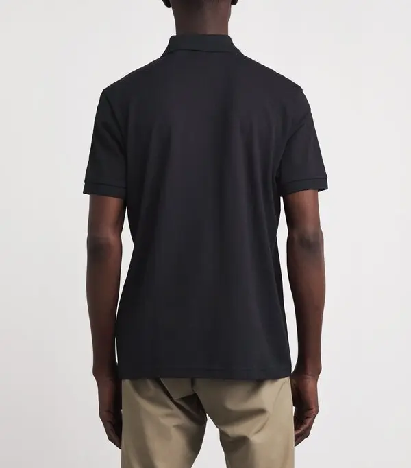 BOSS Pima Cotton Logo Polo Shirt - Blue
