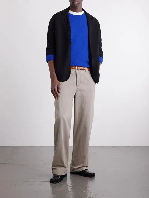 MFPEN Commission Straight-leg Cotton Trousers