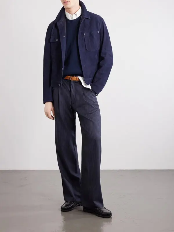 Anderson & Sheppard Crew Neck Cotton Sweater