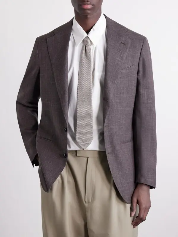 Mr P. 7cm Knitted Silk Tie