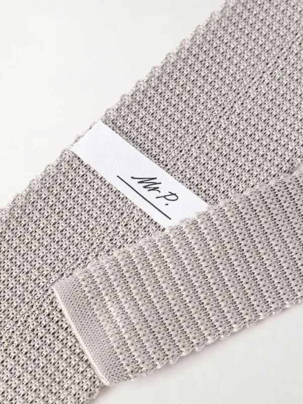 Mr P. 7cm Knitted Silk Tie