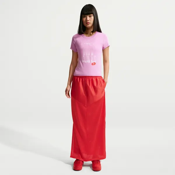 Nike Sportswear Mid-rise Skirt - Red