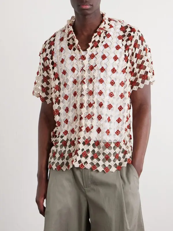 BODE Cotton-lace Shirt