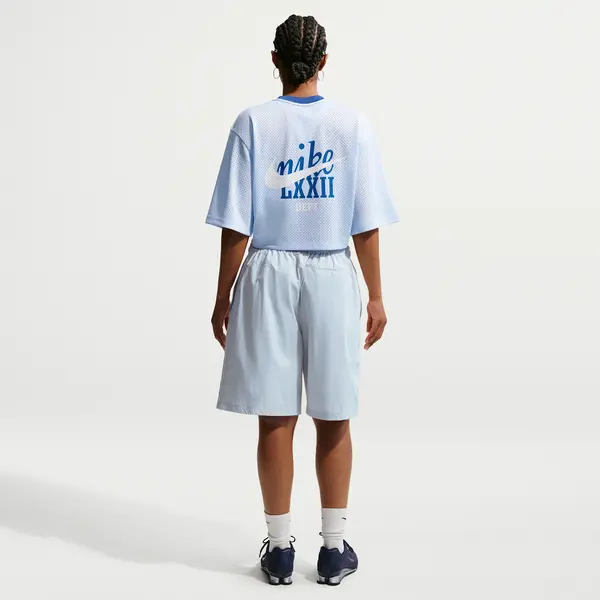 Nike Oversized Cropped Mesh Jersey