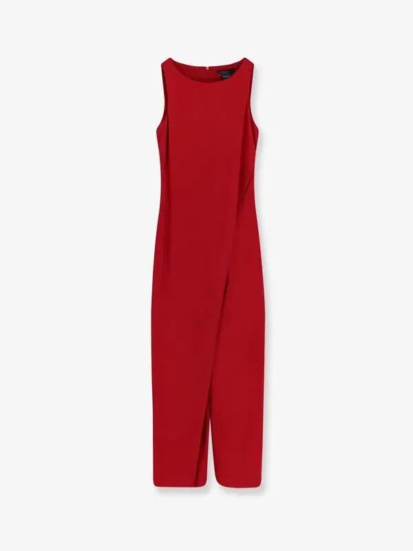 Max Mara Mxebello Viscose Jumpsuit - Red