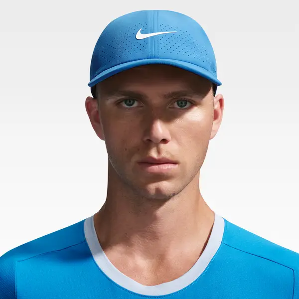 Nike Dri-fit Adv Club Unstructured Tennis Cap - Blue