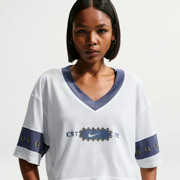 Nike Sportswear Cropped Jersey Top - White