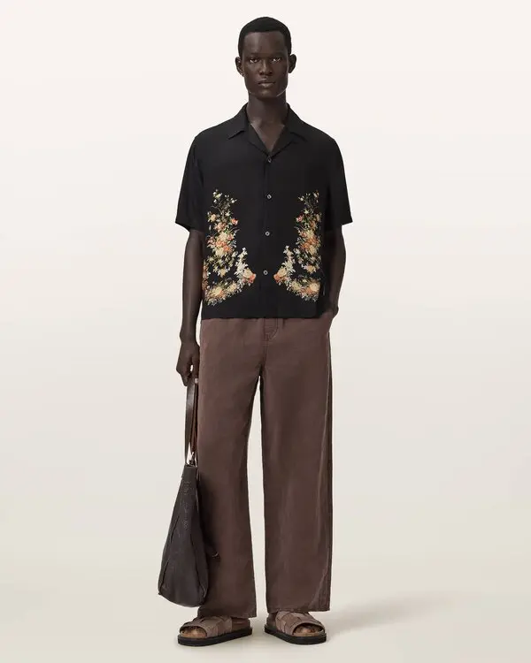 ALLSAINTS Parsons Short Sleeve Boxy Shirt
