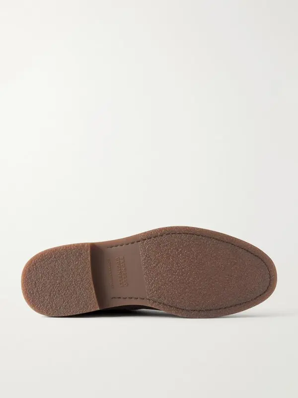 Brunello Cucinelli Suede Chelsea Boots