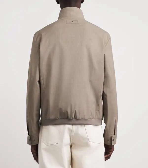 Paul & Shark Wool-silk Bomber Jacket
