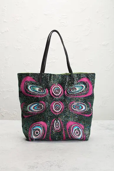 Fendi Beaded Vintage Tote Bag