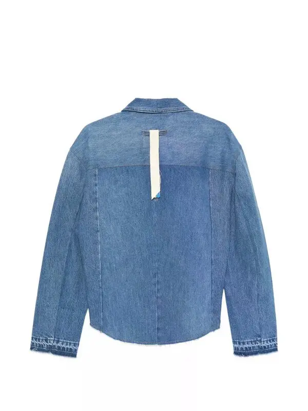LITKOVSKA Raw-cut Denim Shirt