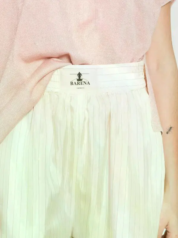 Barena Venezia Striped Shorts With Elasticated Waistband