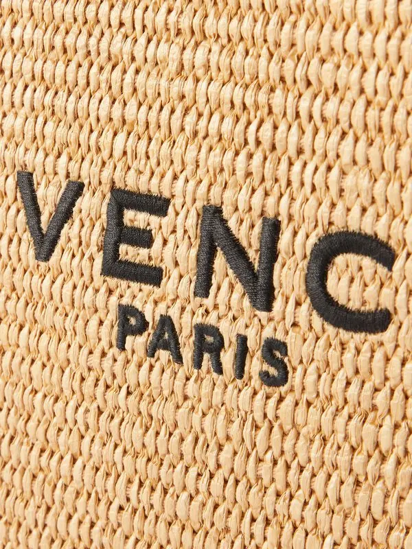 Givenchy Logo Raffia Pouch - Neutrals