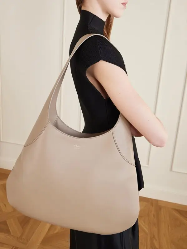 Khaite Joan Large Leather Tote - Neutrals