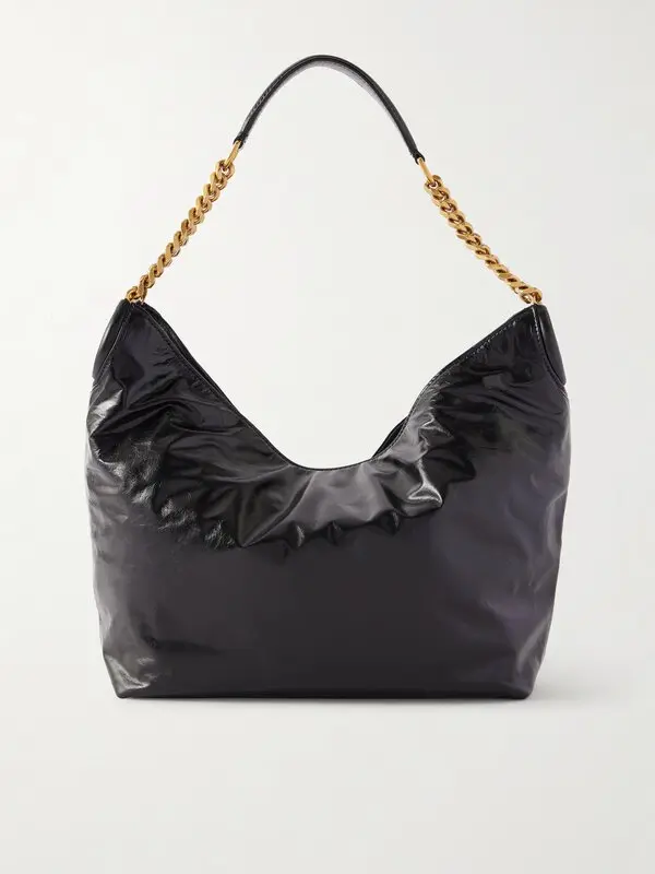 Saint Laurent Hortense Leather Shoulder Bag