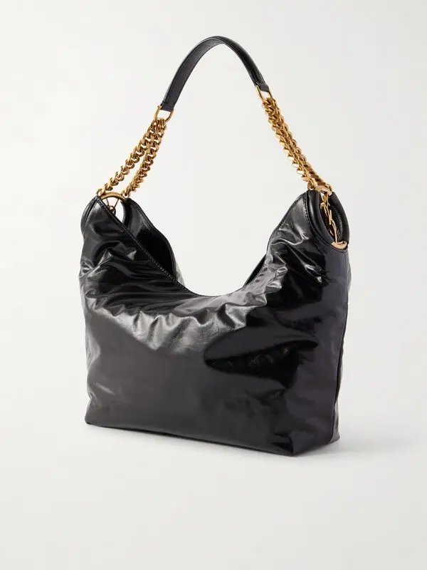 Saint Laurent Hortense Leather Shoulder Bag