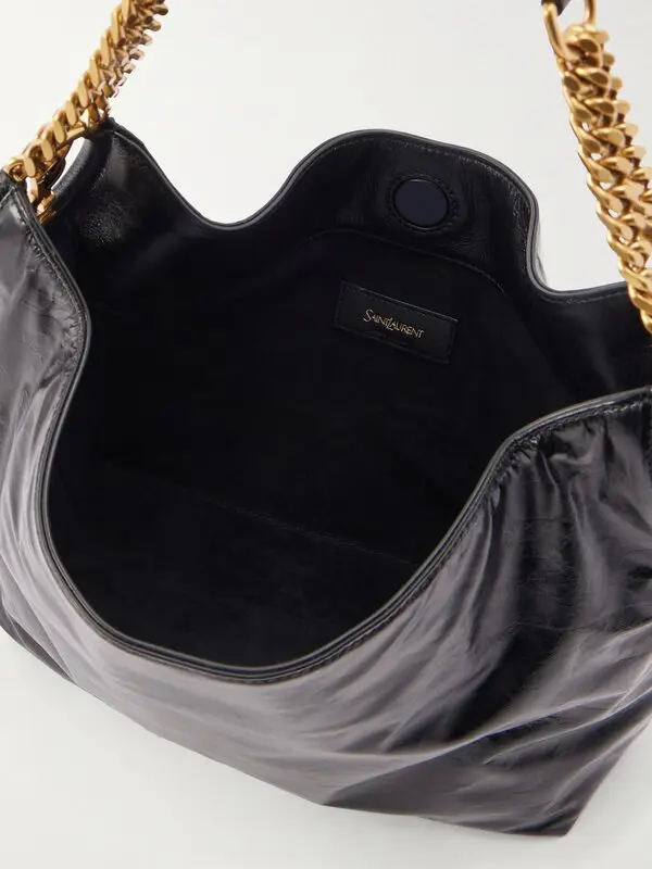 Saint Laurent Hortense Leather Shoulder Bag