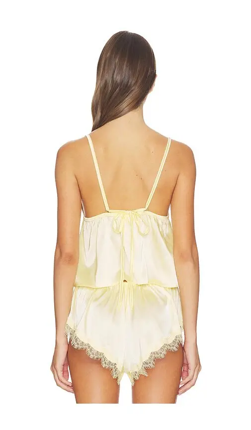 KAT THE LABEL Sorrento Camisole Top - Limoncello