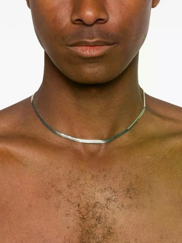Saint Laurent Herringbone Chain Necklace
