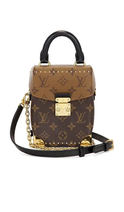 FWRD RENEW Louis Vuitton Monogram Reverse Camera Box Handbag - Brown